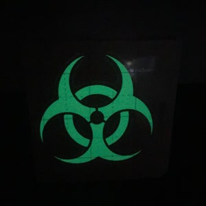 Glow in the Dark Nuclear Waste Decal - Etsy