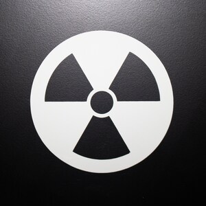 Glow in the Dark Nuclear Waste Decal - Etsy