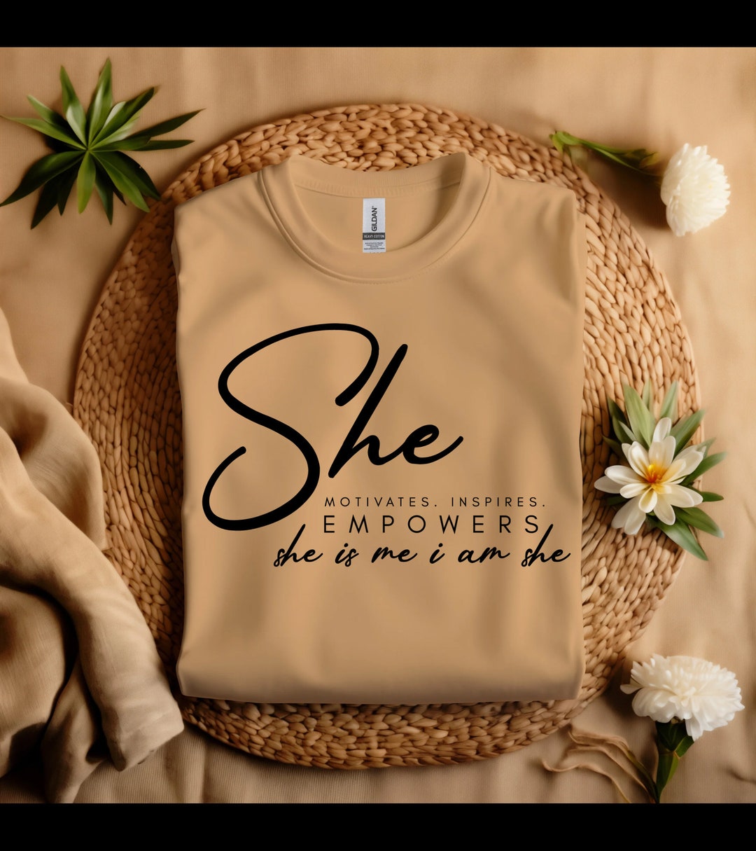 She Motivates Tshirt She Motivates Inspires Empowers Shirt He is Me I ...