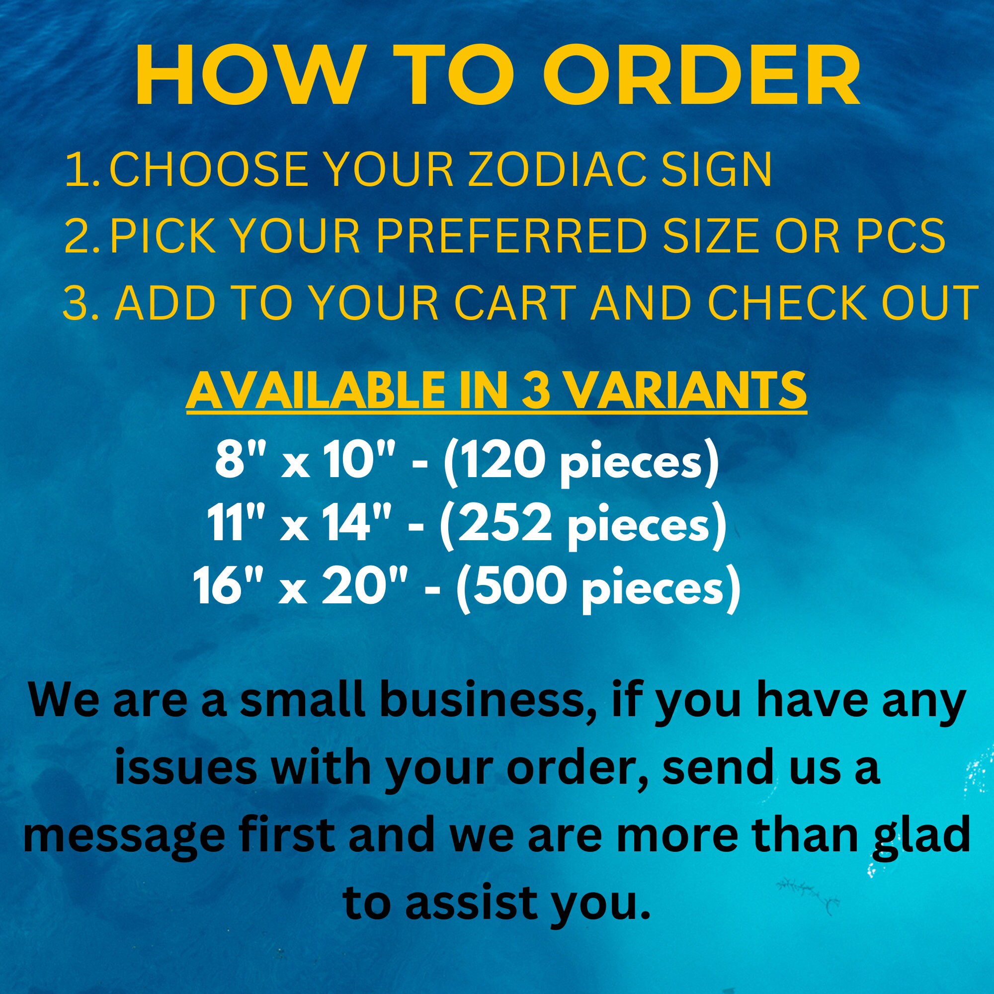 Personalized Birth Sign Puzzle, Horoscope Family Activity With ...