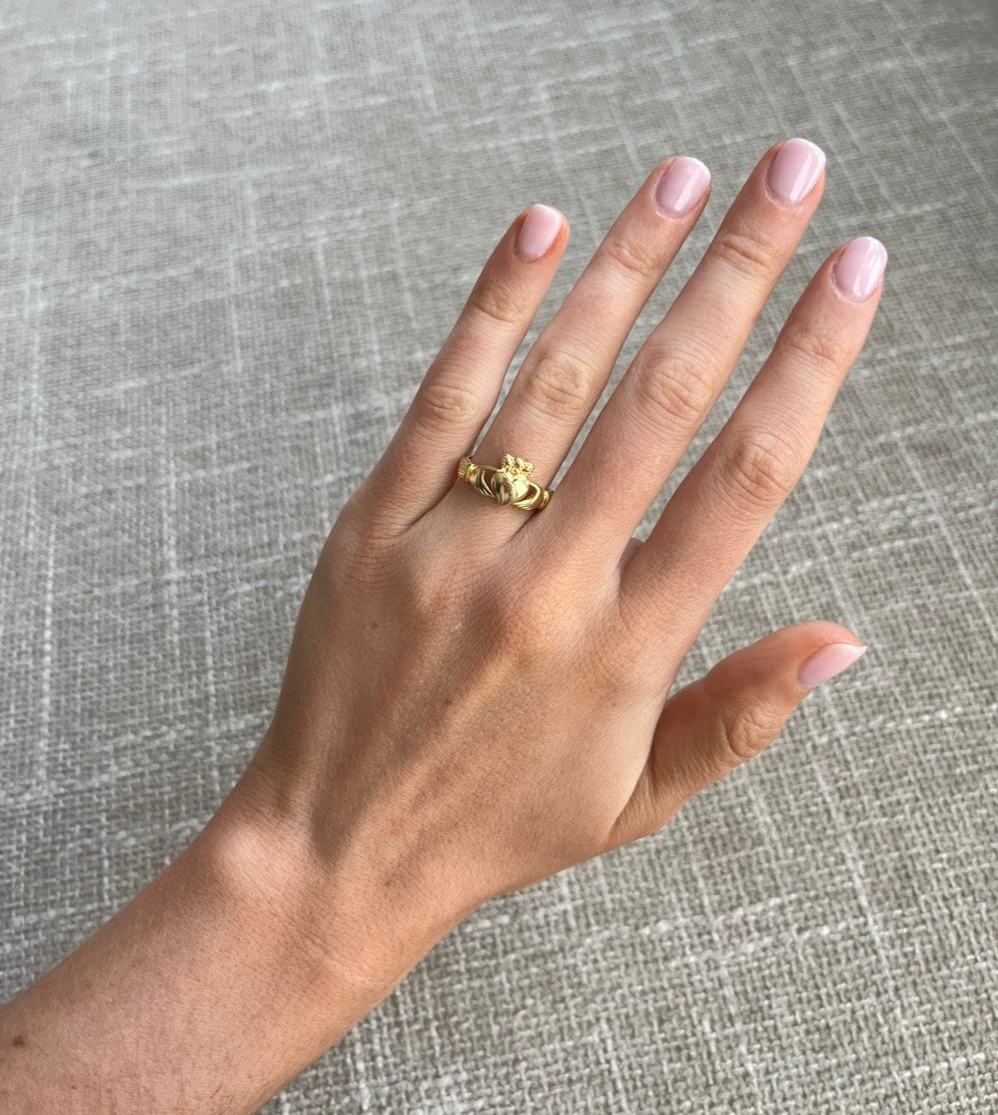 Gold Claddagh Ring trinity Collection - Etsy