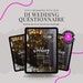 Wedding DJ Questionnaire Printable Private Event Editable Canva ...