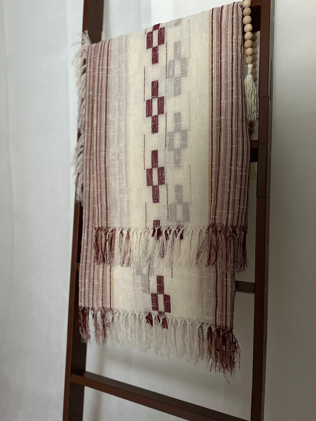 Handwoven Turkish Throw: Artisan Textile Home Decor - Etsy