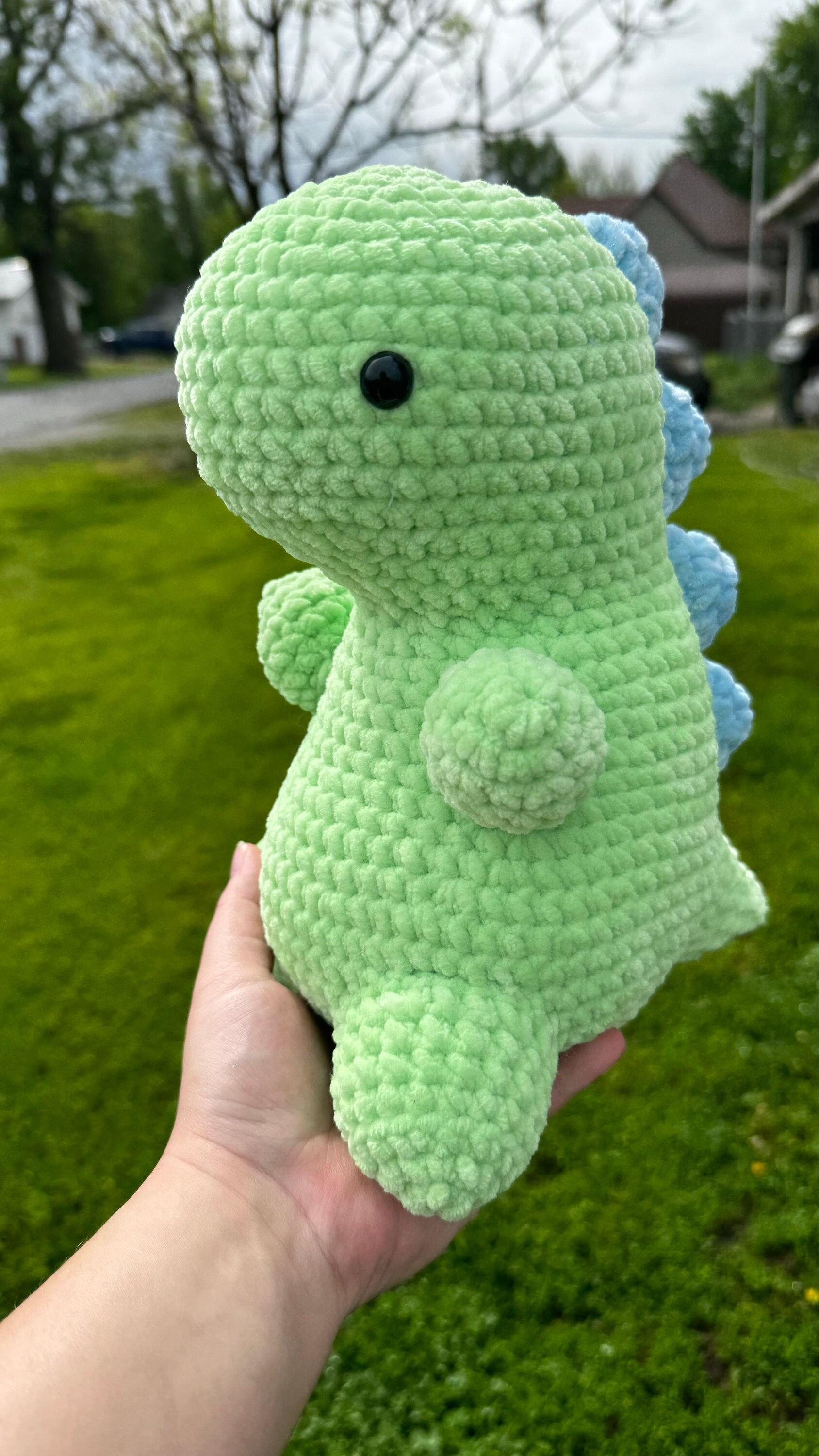 Chubby Dinosaur Plushie/stuffed Dino/ Corchet Dinosaur - Etsy