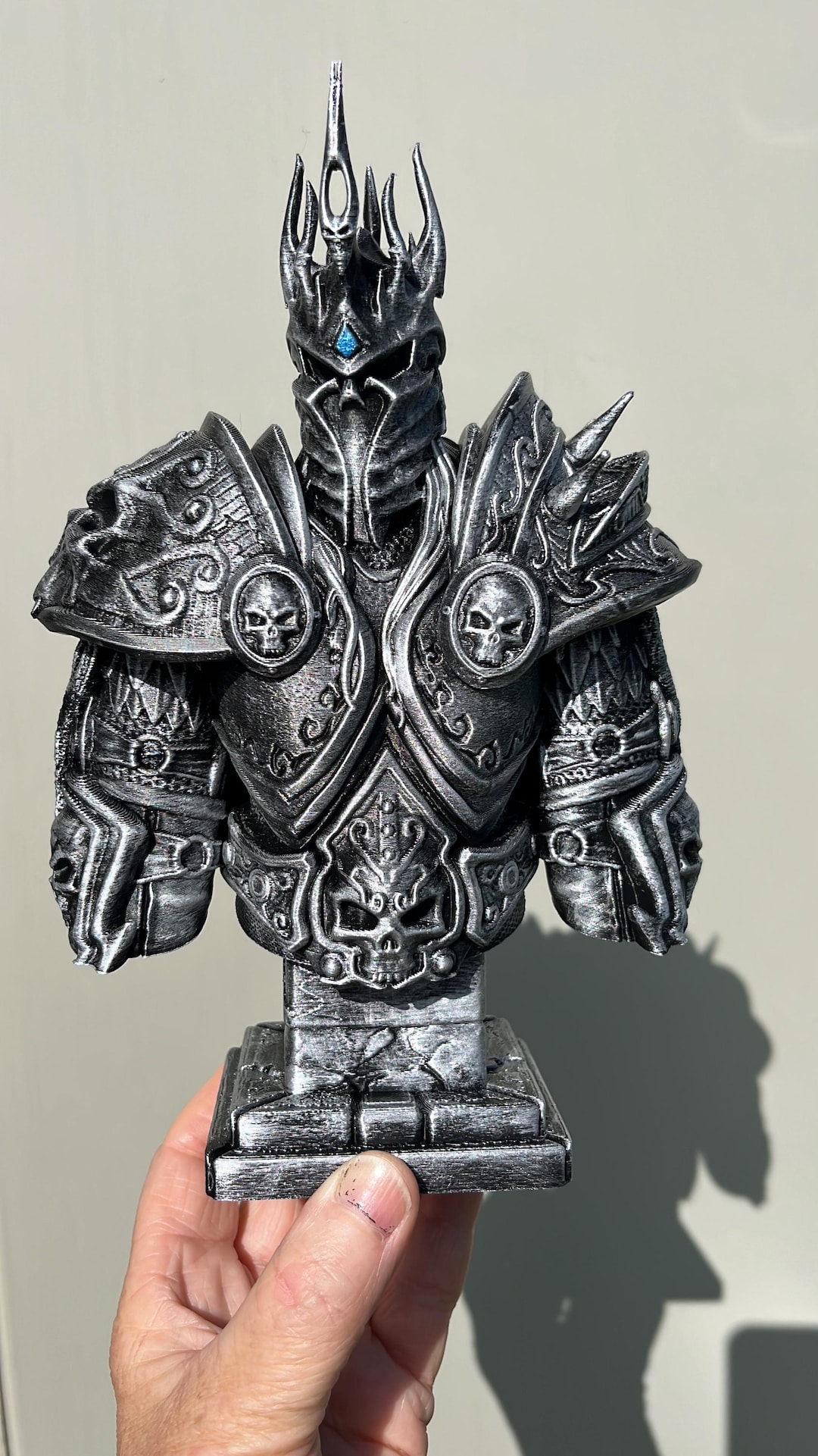 The Lich King Bust - Lich King - World of Warcraft - Fanart - Decor - Etsy