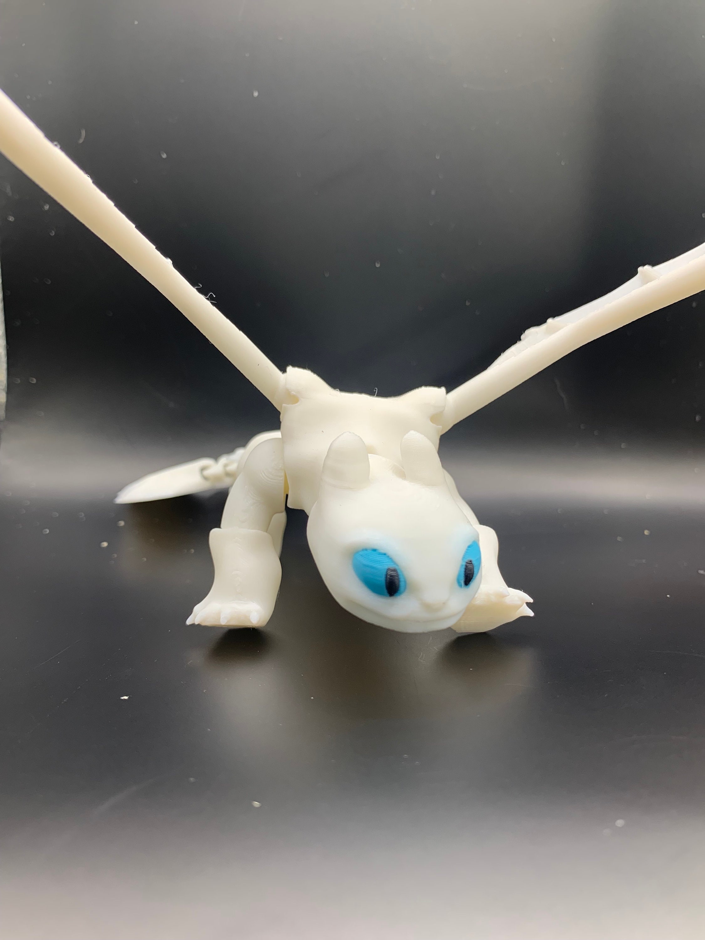 3D Printed Light Fury Dragon - Etsy