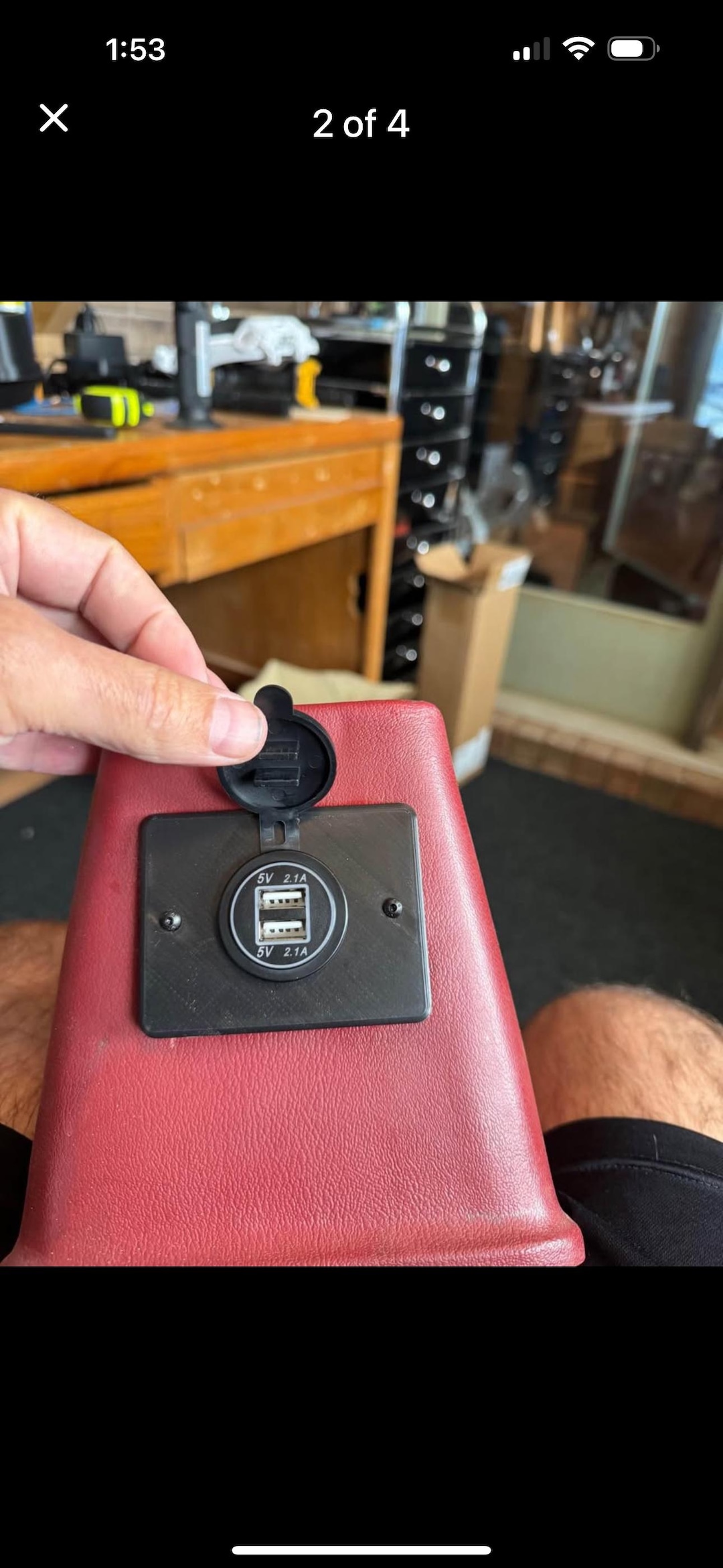Usb Port to Replace Rear Ash Tray in Early Fox Bodies - Etsy