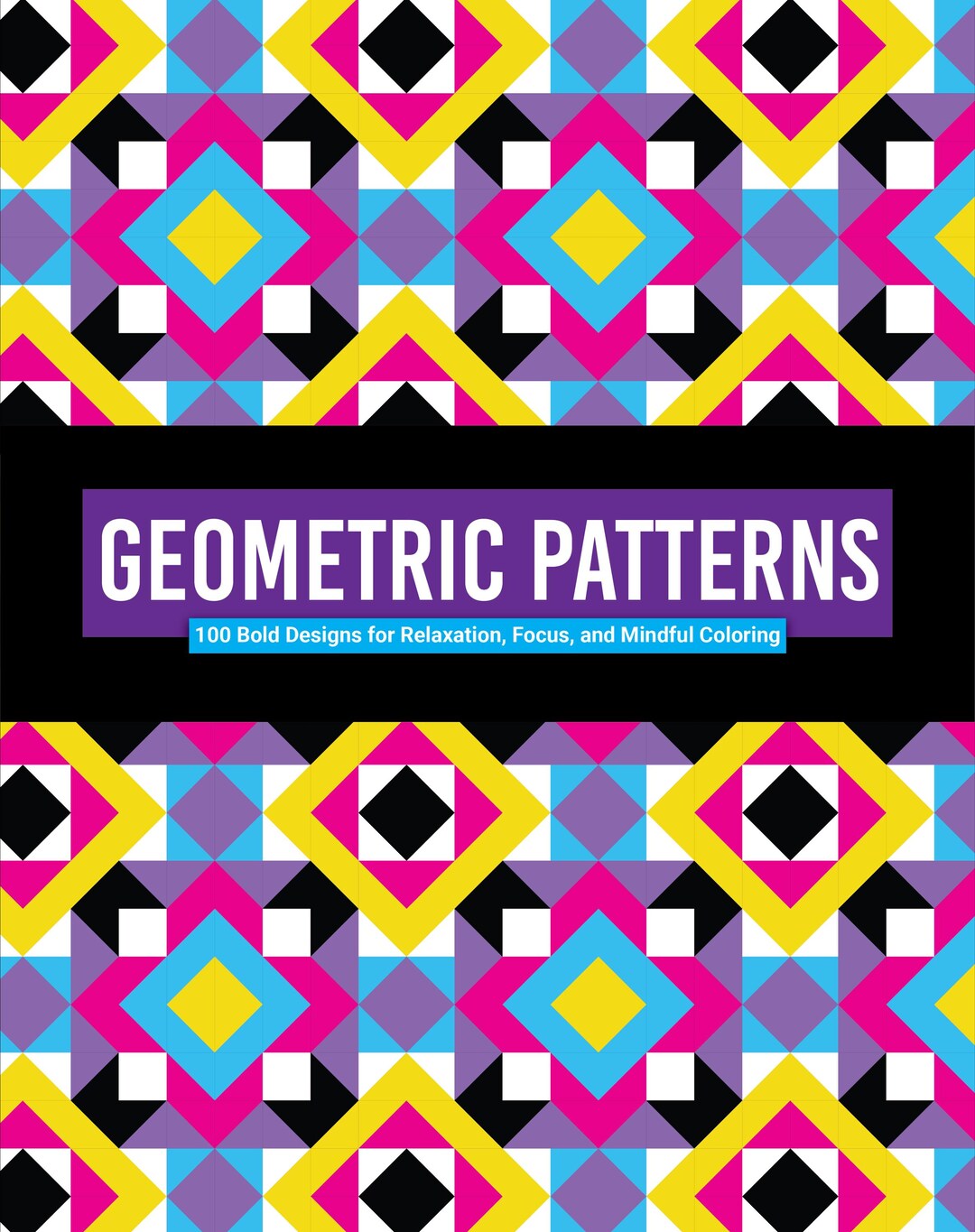 Geometric Patterns Adult Coloring Book PDF – 100 Abstract Designs for ...