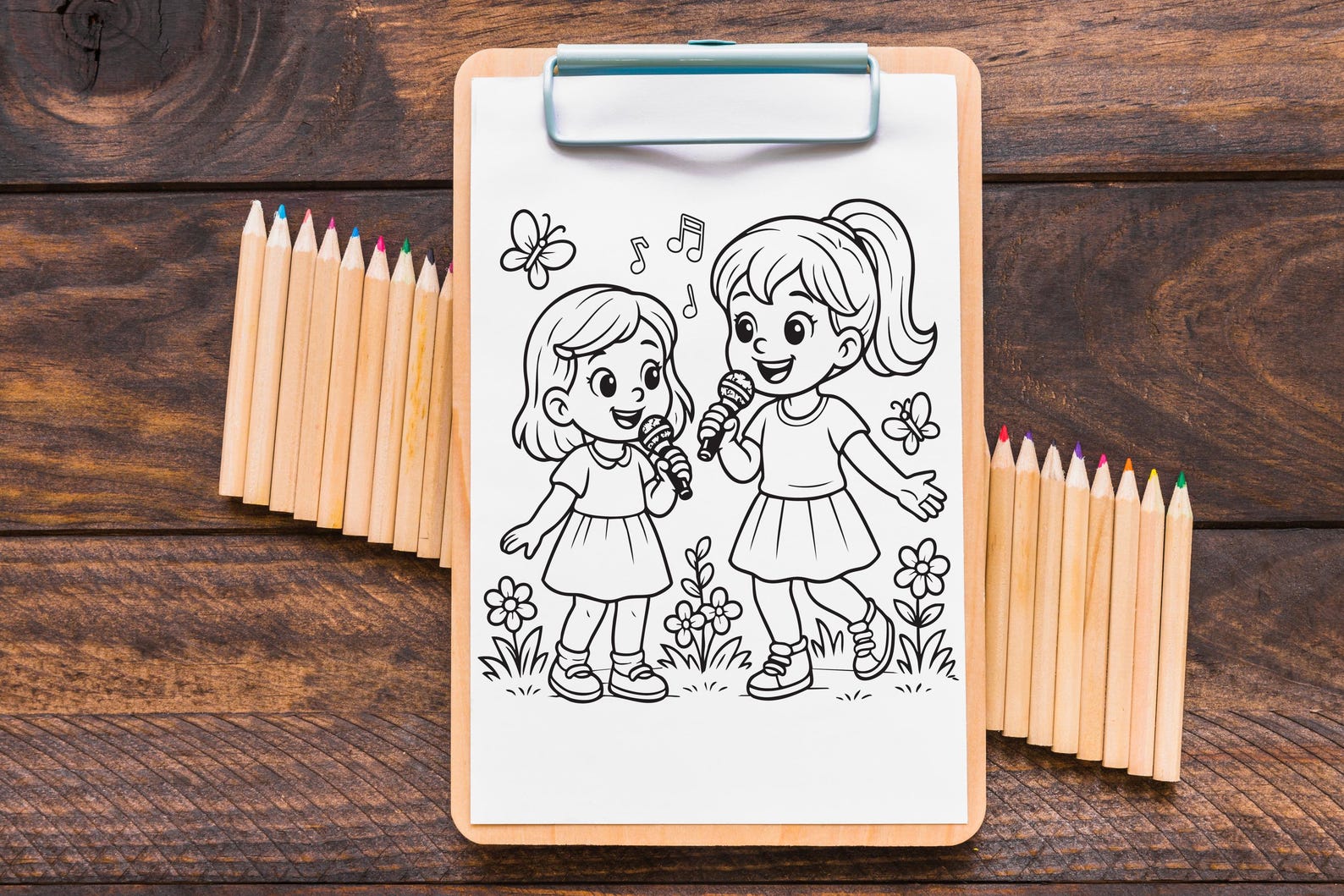 Sisters Coloring Book – 50+ Cute Printable Pages for Girls | Digital ...