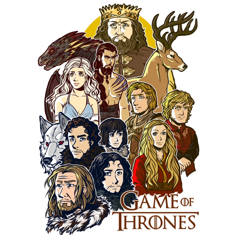 Game of Thrones Clipart, Game of Thrones PNG, Game of Thrones Birthday ...