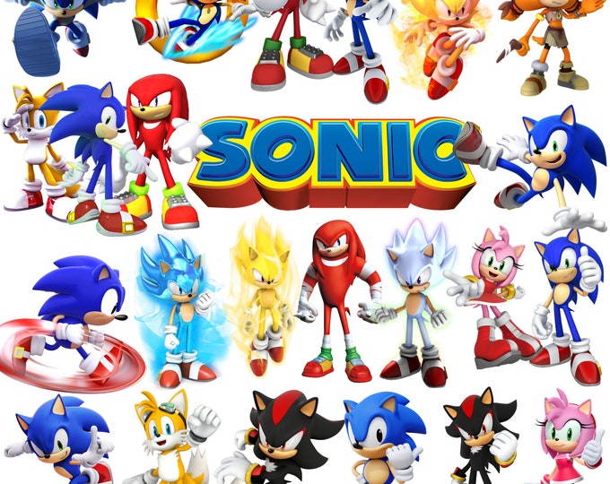 Sonic Friends Png - Etsy