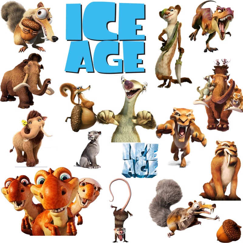 Ice Age Clips - Etsy