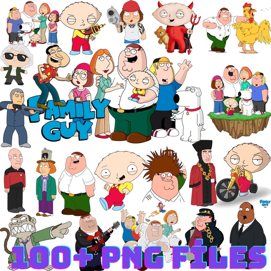 100+ Family Guy Png - Family Guy Sticker - Family Guy Gifts - Family ...