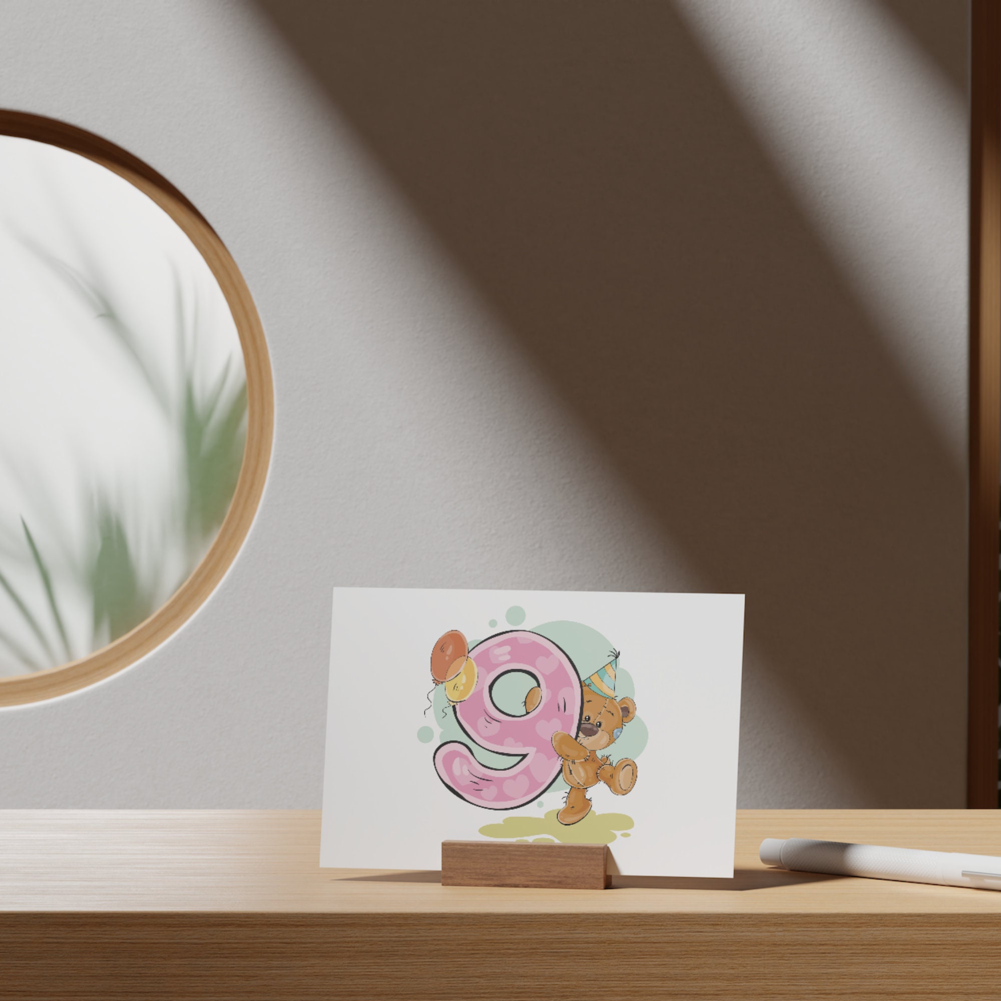 Teddy Bear, Teddy Bear Birthday Card, Digital Item, Birthday Decor ...