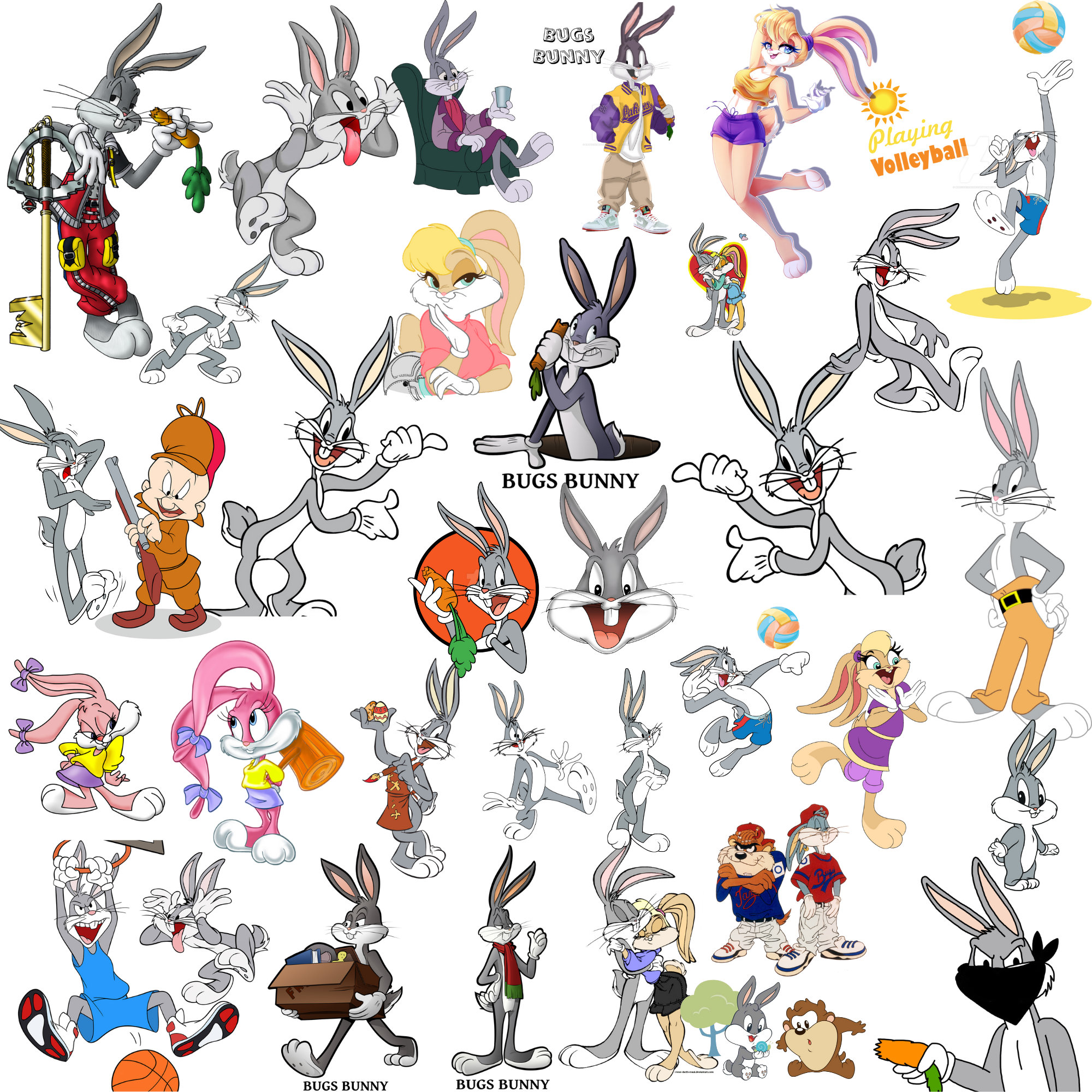 Bugs Bunny Png Bundle, Bugs Bunny Png Clipart ,bugs Bunny Stickers ...