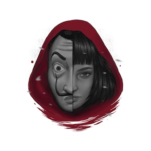 Salvador Dali Png Stickers - Sticker Png -digital Bundle - Vector ...