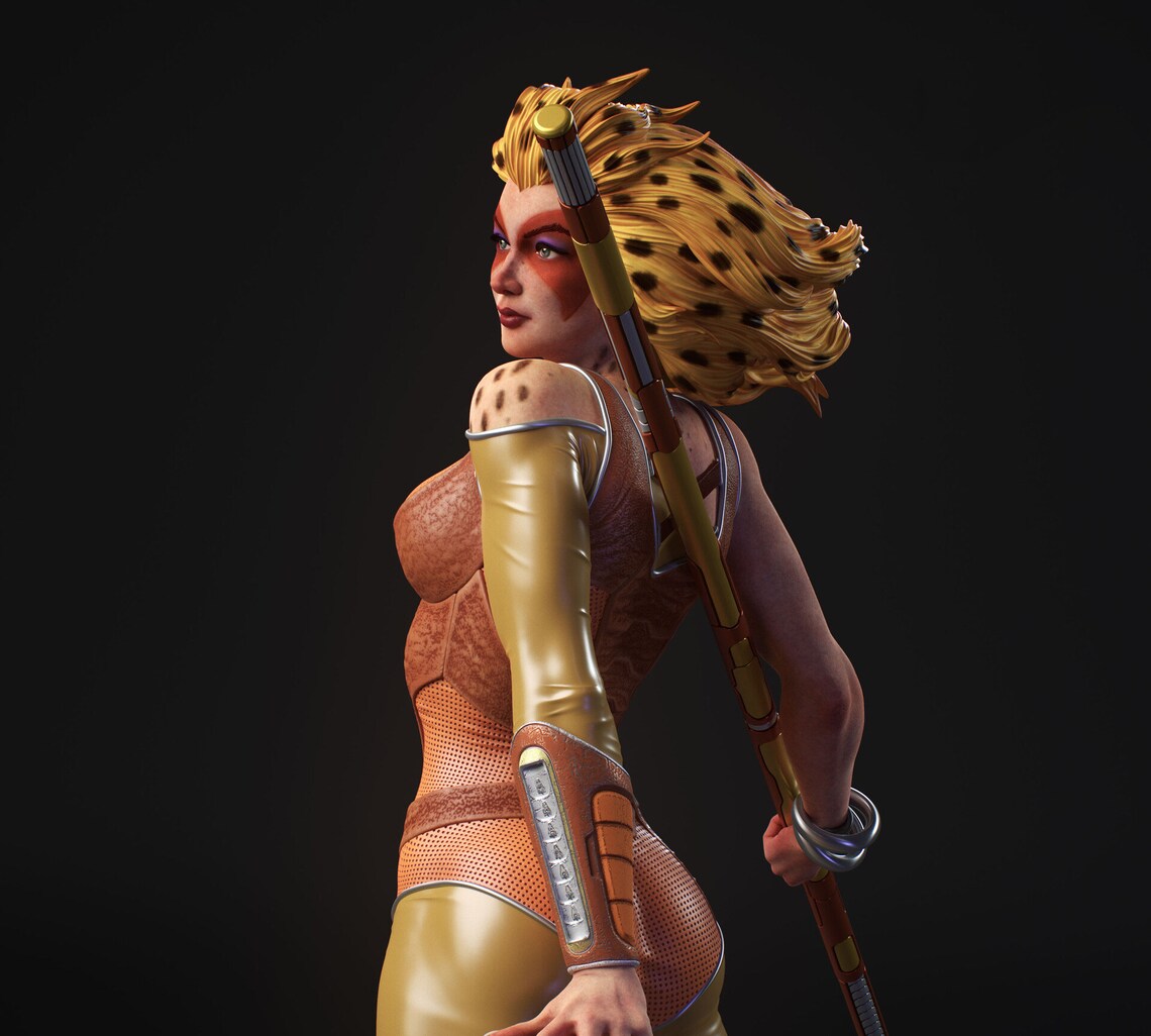 Cheeta Girl 2 3D STL File, 3D Digital Printing - Etsy