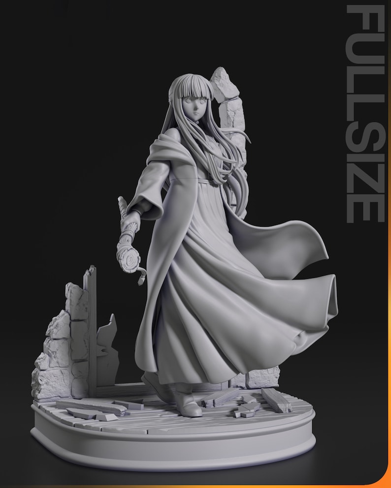 Mage Girl 3D STL File, 3D Digital Printing - Etsy