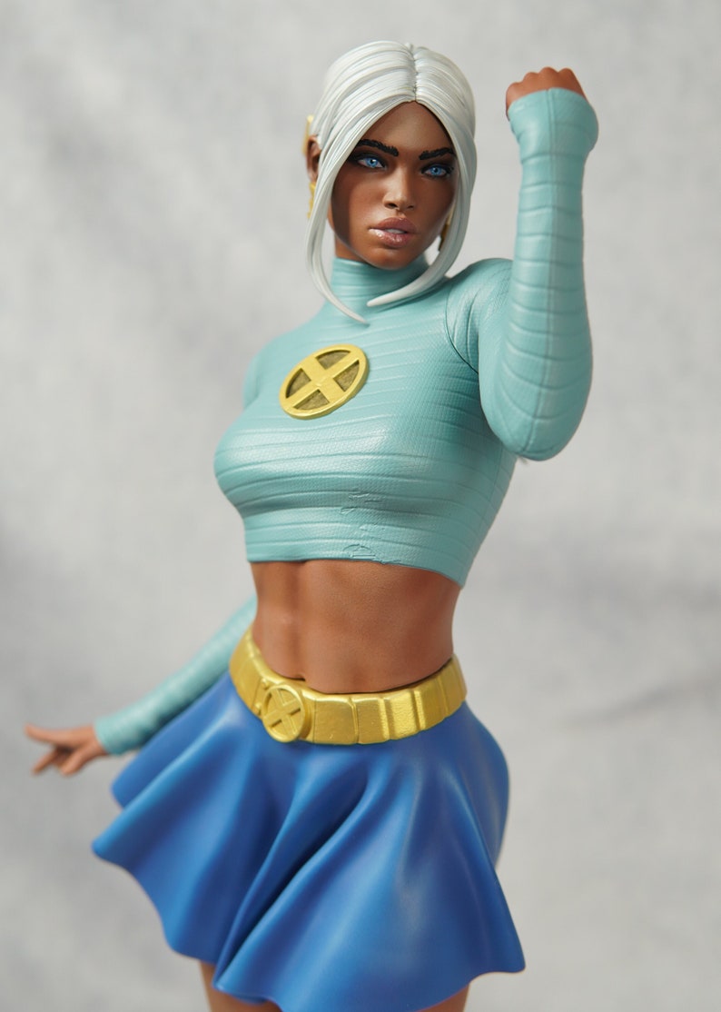 Stormy Girl 3D STL File, 3D Digital Printing - Etsy