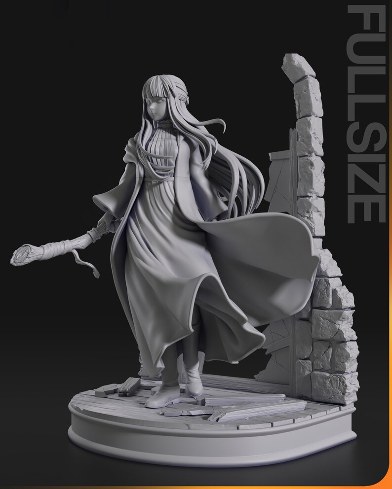 Mage Girl 3D STL File, 3D Digital Printing - Etsy