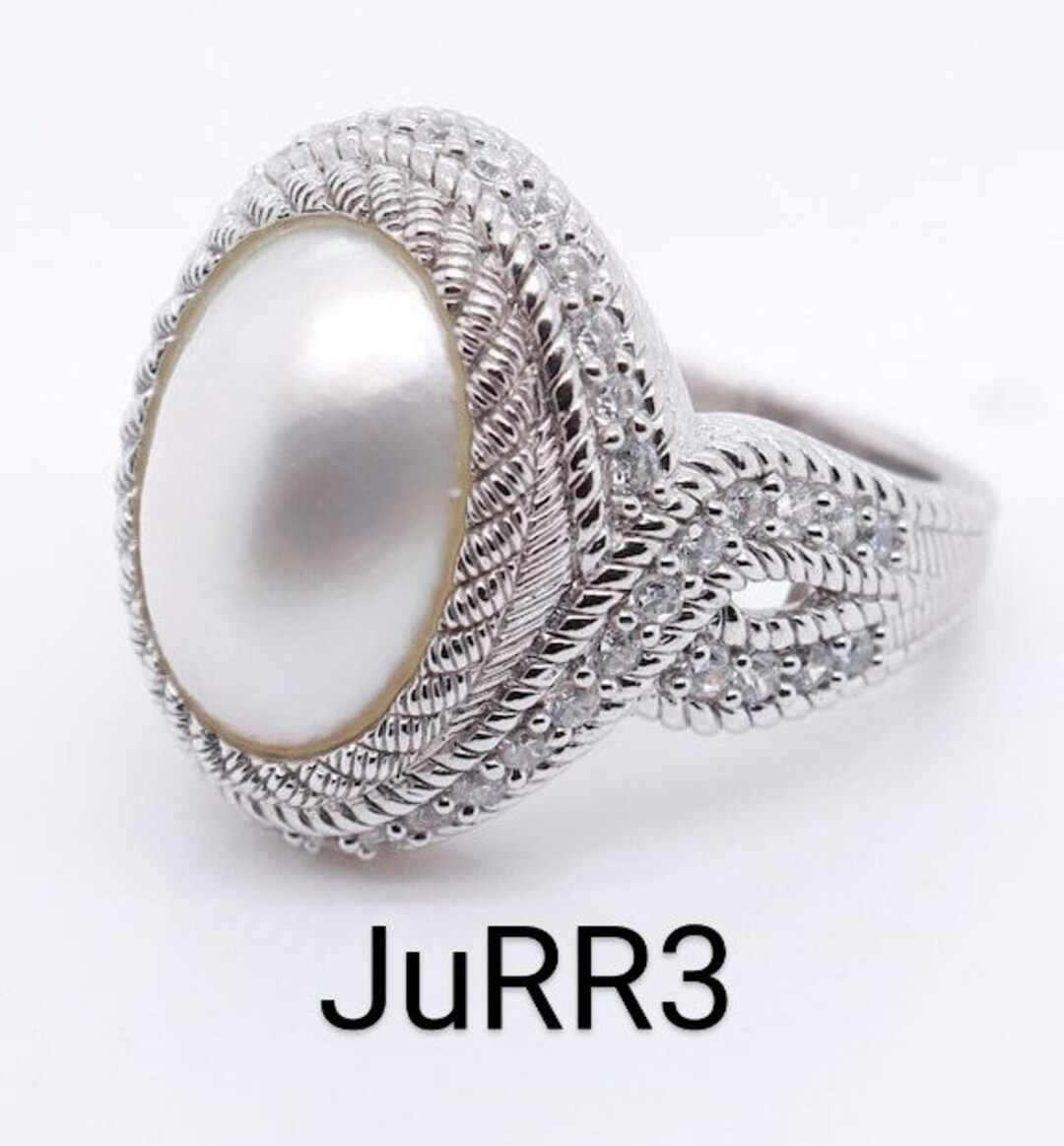Judith Ripka Mabe Pearl Cocktail Ring - Etsy