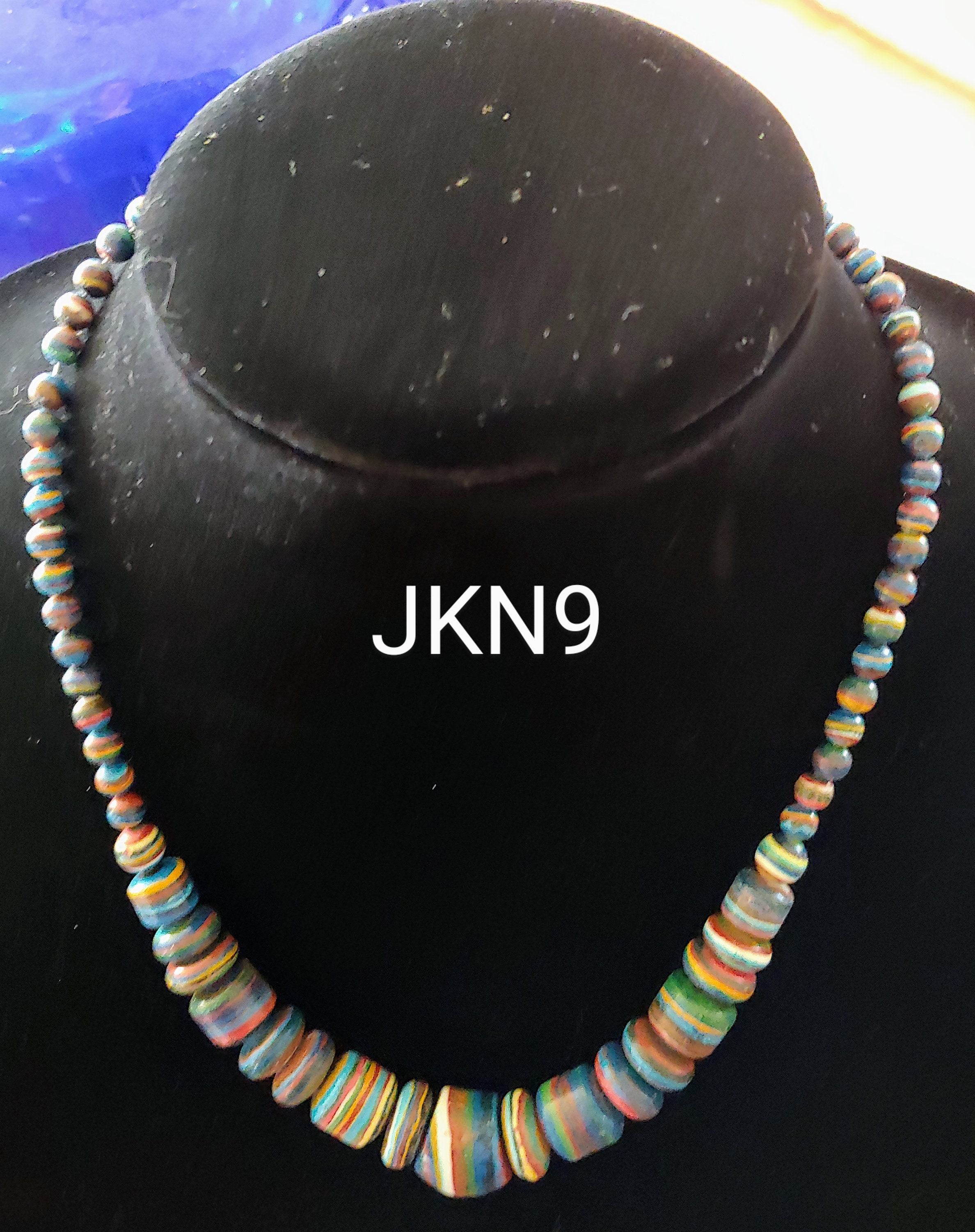 Jay King Rainbow Calsilica Necklace - Etsy