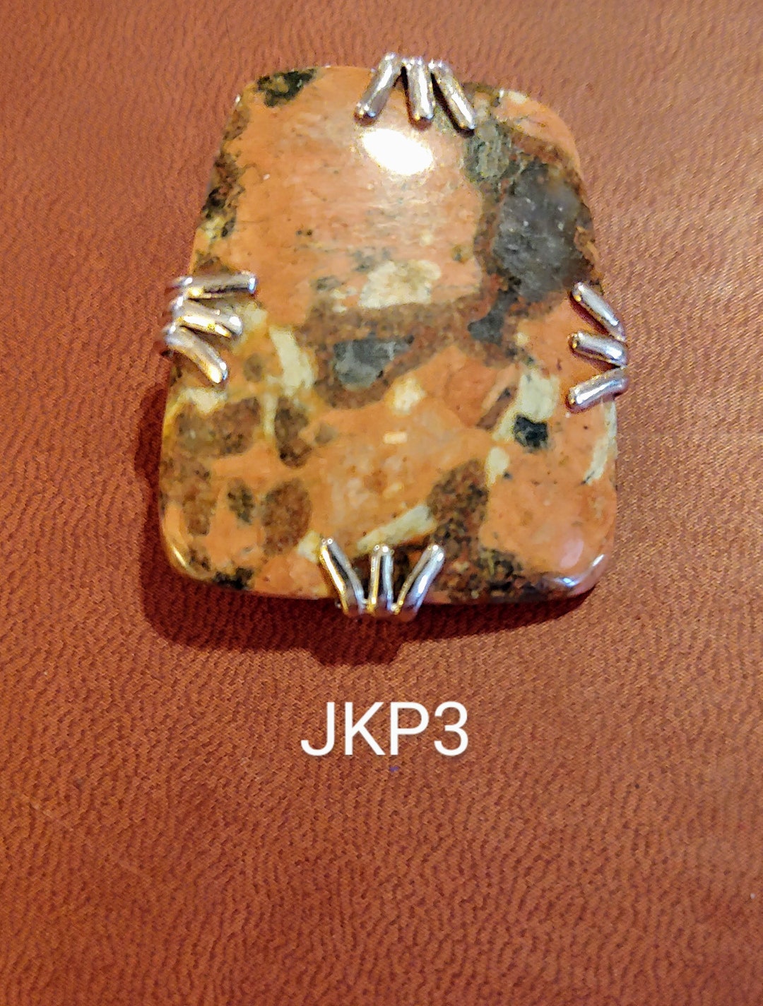 Jay King Calico Jasper Pendant - Etsy