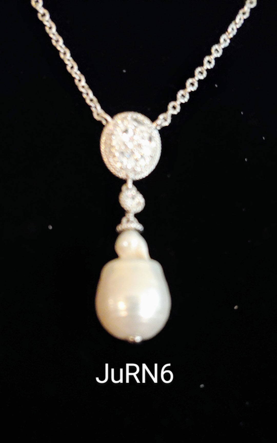 PRICE JUST REDUCED Judith Ripka Pearl Pendant Necklace - Etsy