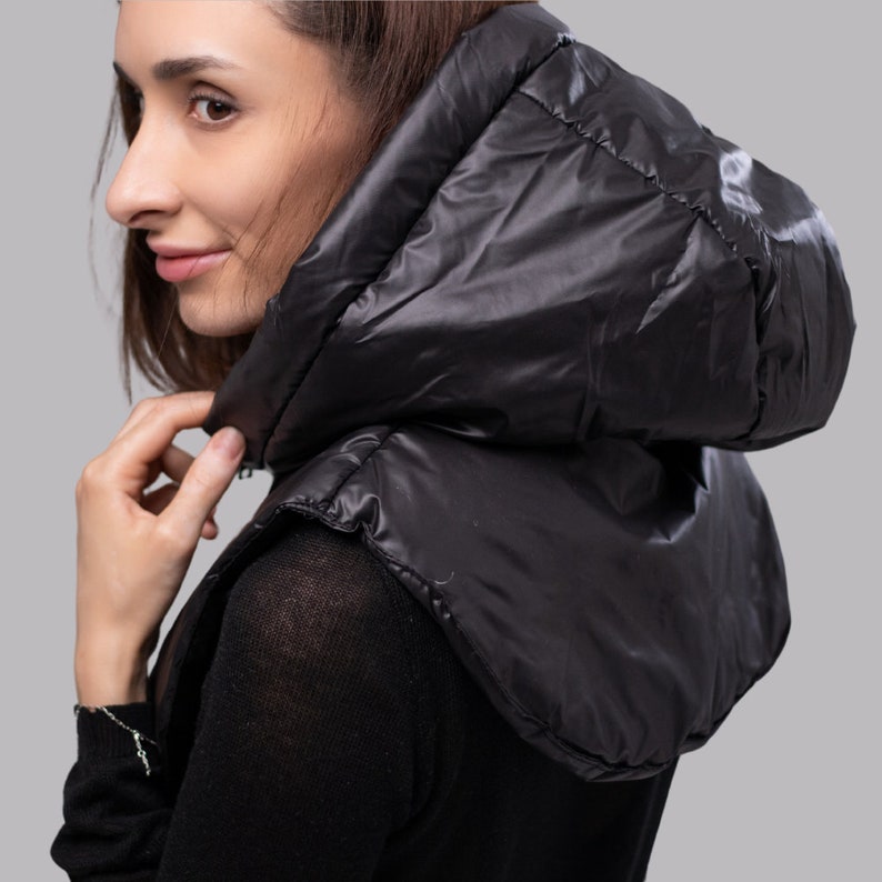 Balaclava Hood, Waterproof Hooded Cowl, Hooded Scarf, Windproof Hood ...