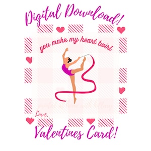 DIGITAL DOWNLOAD You Make My Heart Twirl Gymnastics Tumbling ...