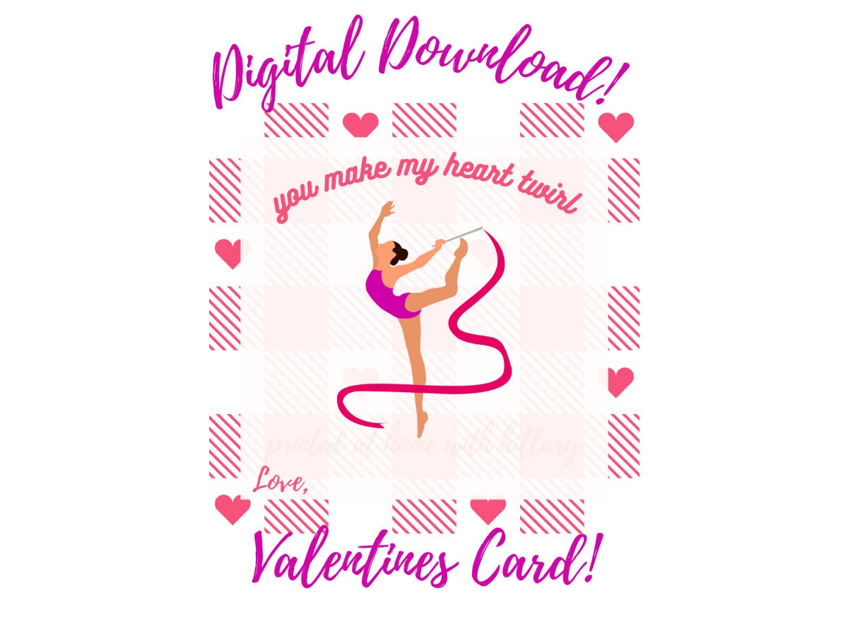 DIGITAL DOWNLOAD You Make My Heart Twirl Gymnastics Tumbling ...