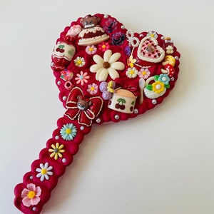 Handmade Decoden Mirror 6 Inches, Ready to Ship - Etsy