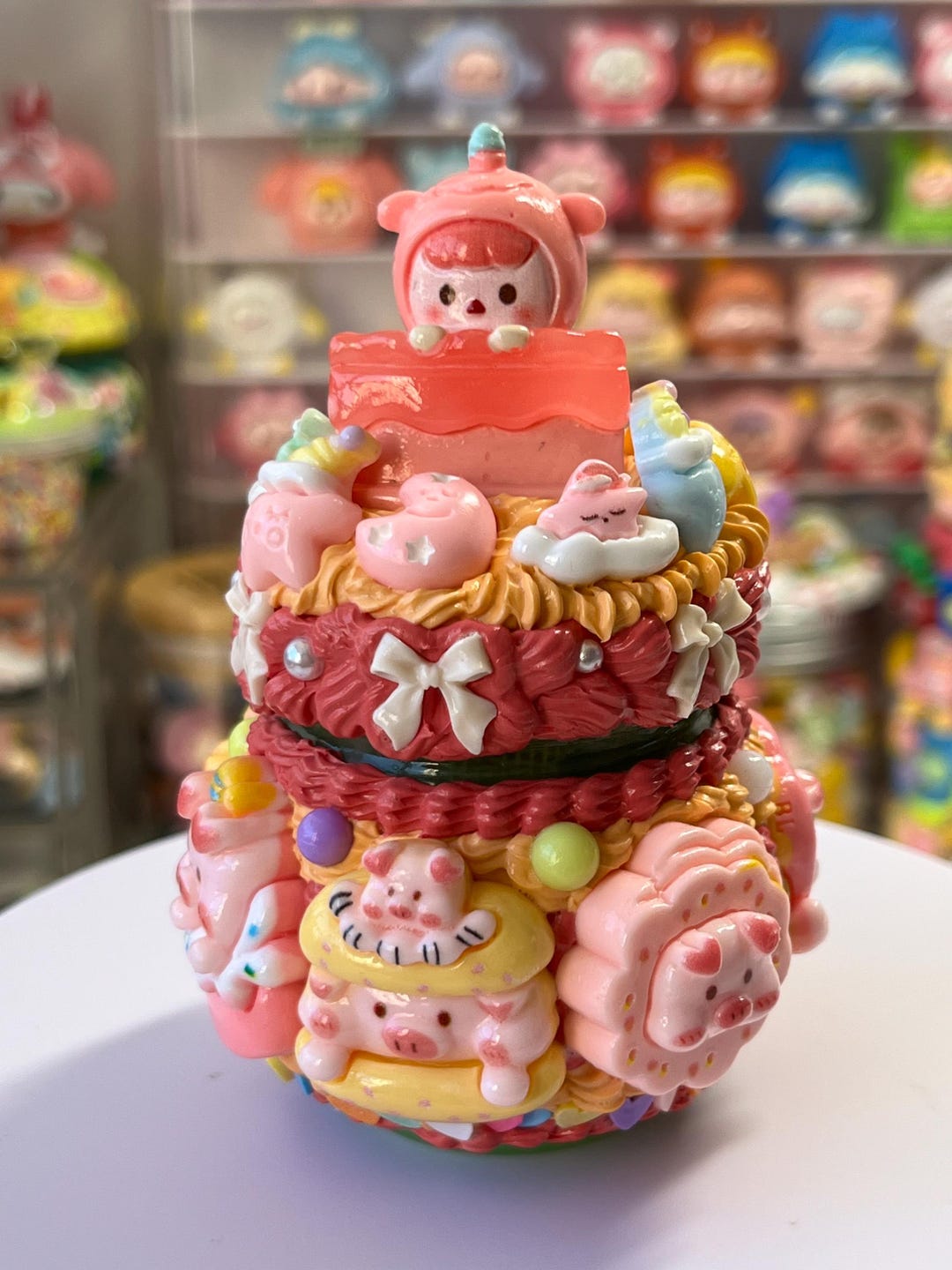 Cute Theme Ya-dom Hong Thai Herbal Inhaler Case , Decoden Cream Glue ...