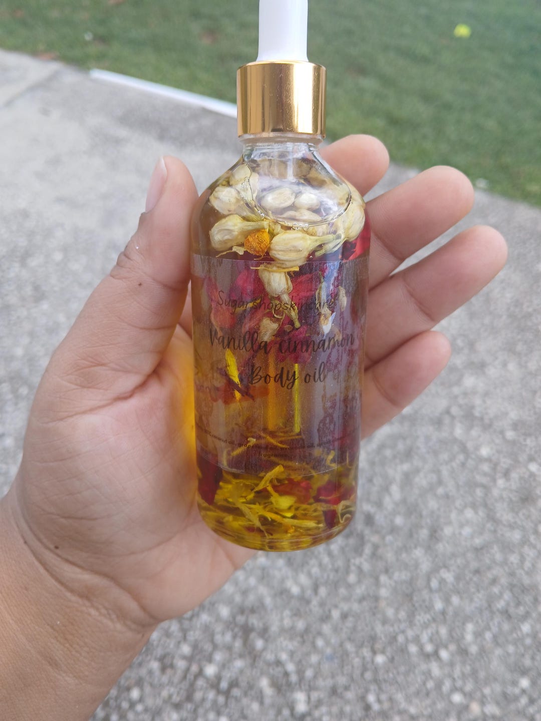 Vanilla Cinnamon Body Oil - Etsy
