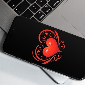 Love Heart - Red Heart, Wall Art, Heart-shaped, Love, Created by ...