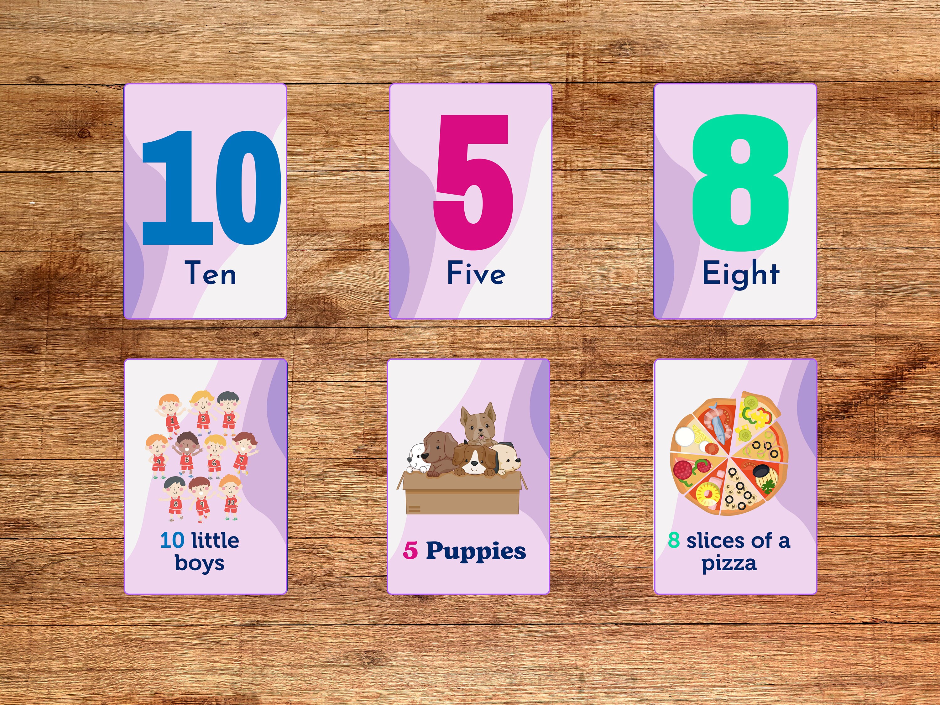 Numbers Learning Bundle Includes Numbers Flash Cards, Numbers Tracing ...