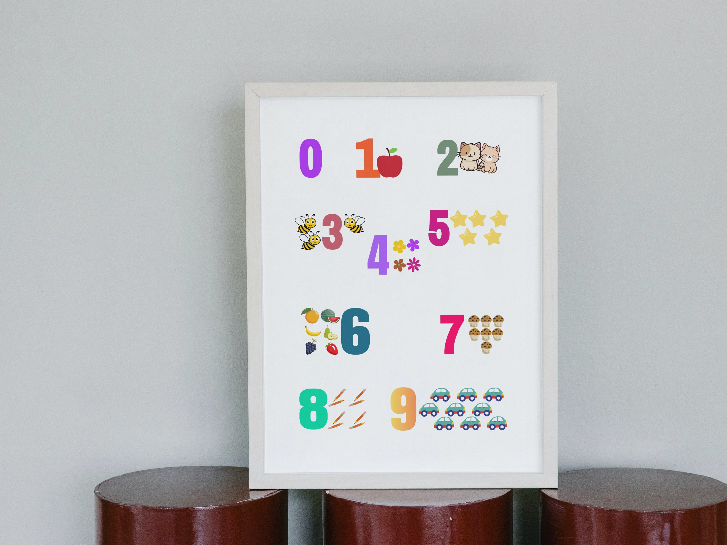 Numbers Learning Bundle Includes Numbers Flash Cards, Numbers Tracing ...