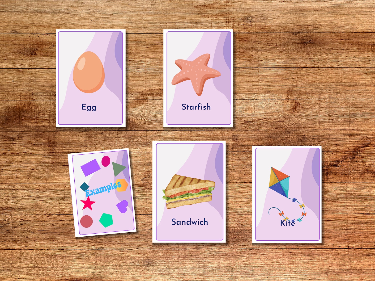 Shapes Flashcards Learn Shapes Toddler Shapes Flashcards Preschool ...