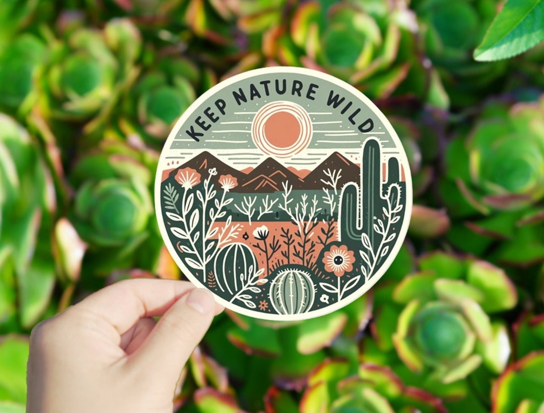1 Pc KEEP NATURE WILD Vinyl Sticker,stickers for Tablets Laptop Wall ...