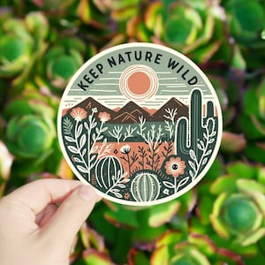 1 Pc KEEP NATURE WILD Vinyl Sticker,stickers for Tablets Laptop Wall ...