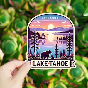 1 Pc Tahoe Serenity Vinyl Sticker,sticker for Tablets Laptop Wall Car ...