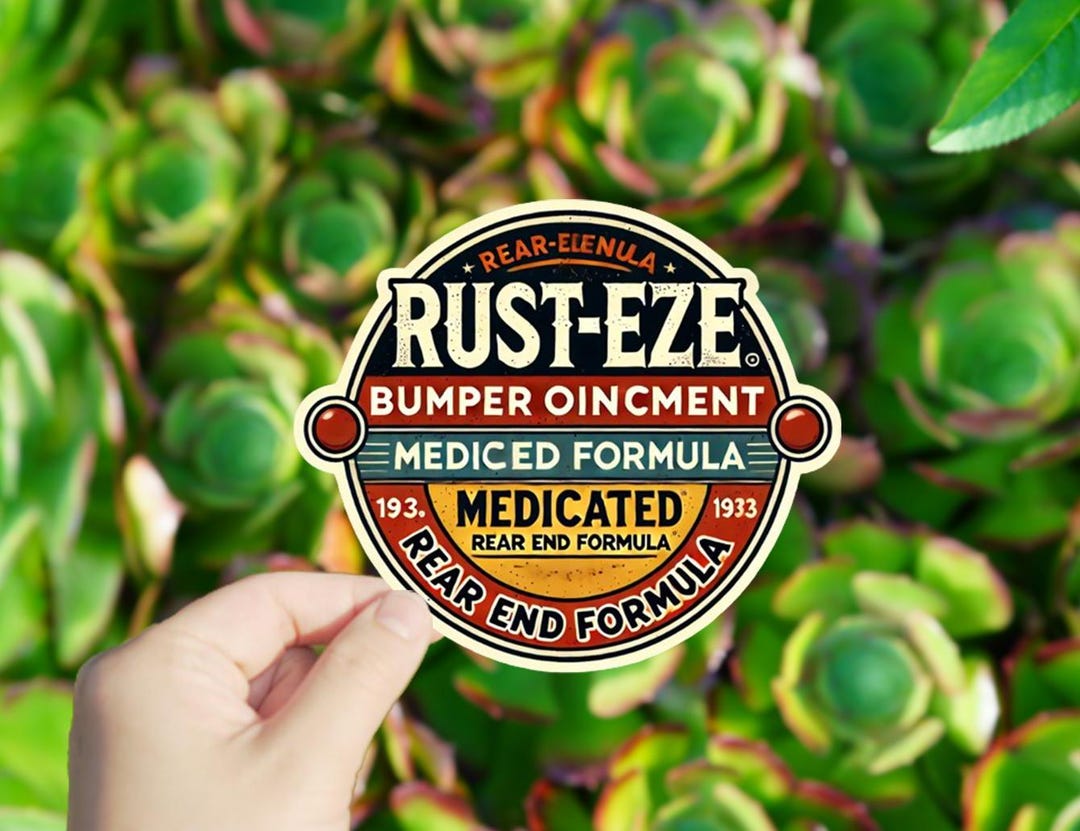 1 Pc Rust-eze Ointment Vinyl Sticker,sticker for Tablets Laptop Wall ...