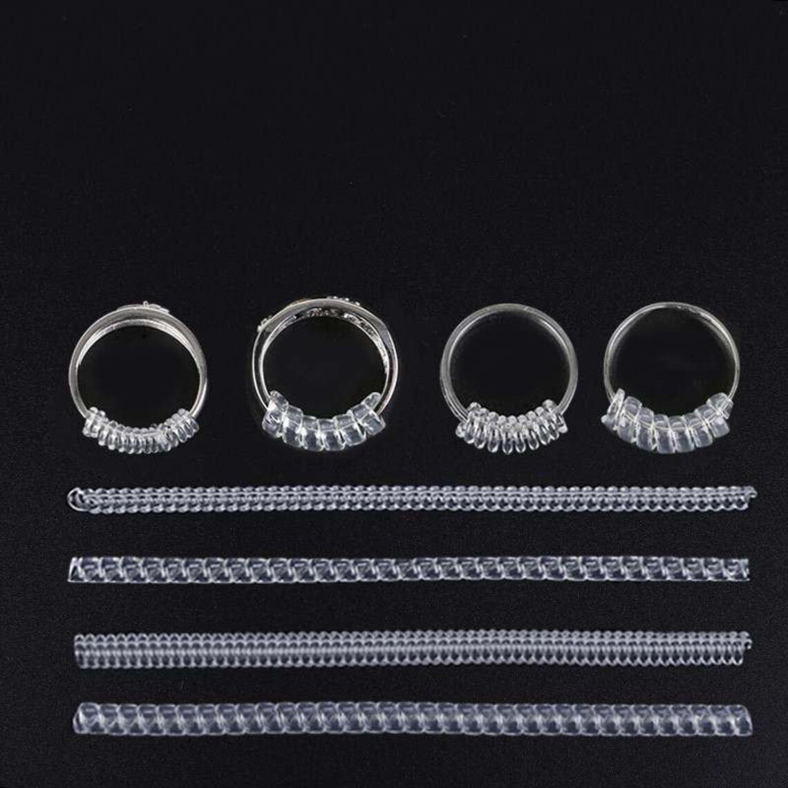 12 Pack of Ring Size Adjusters - Includes 4 Sizes, Spiral-based ...
