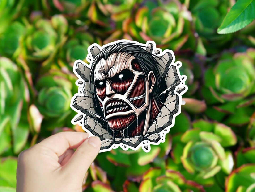 1 Pc Attack on Titan Vinyl Sticker,sticker for Tablet Laptop Wall Car ...
