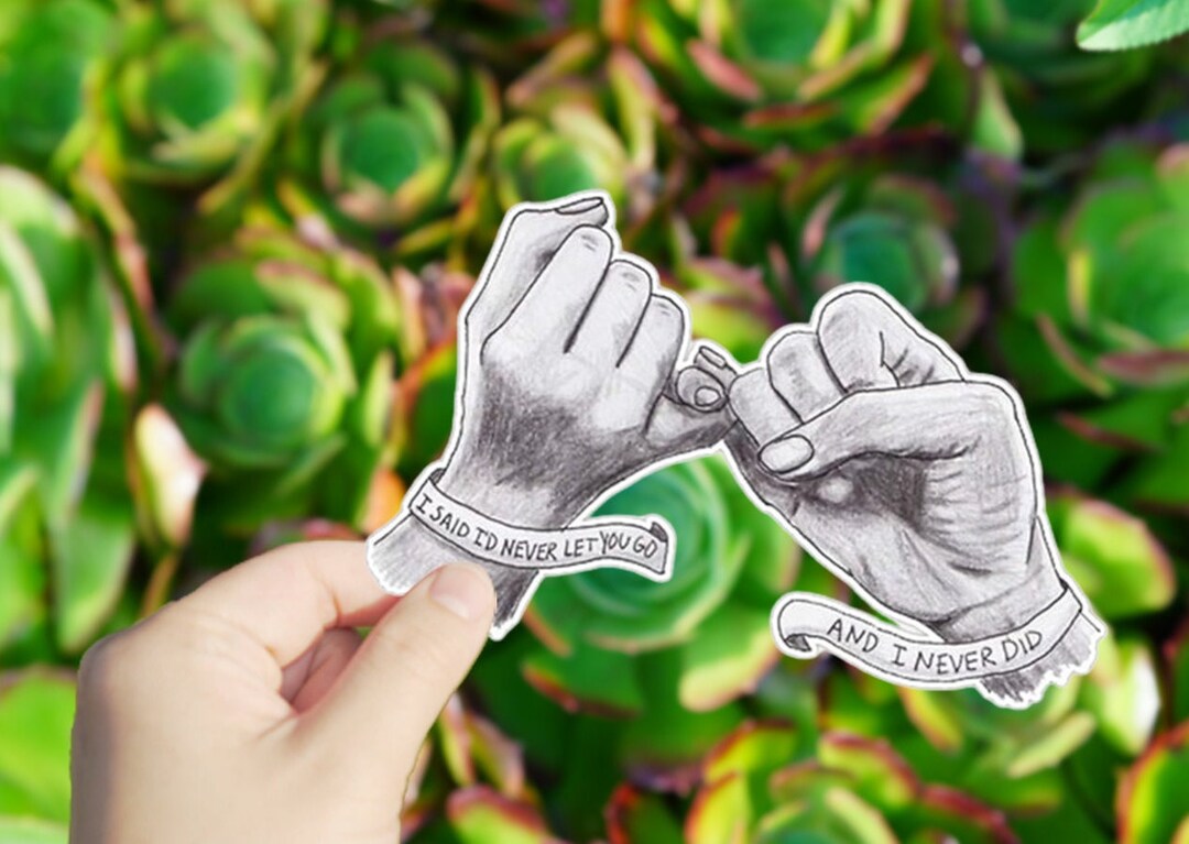 1 Pc Pinky Promise Vinyl Sticker,sticker for Tablet Laptop Wall Car ...