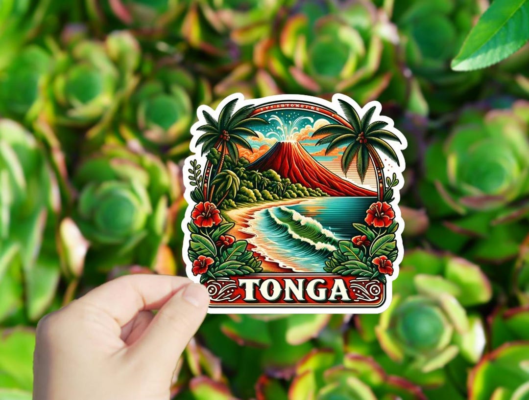 1 Pc Tonga Vinyl Sticker,sticker for Tablets Laptop Wall Car Windows ...