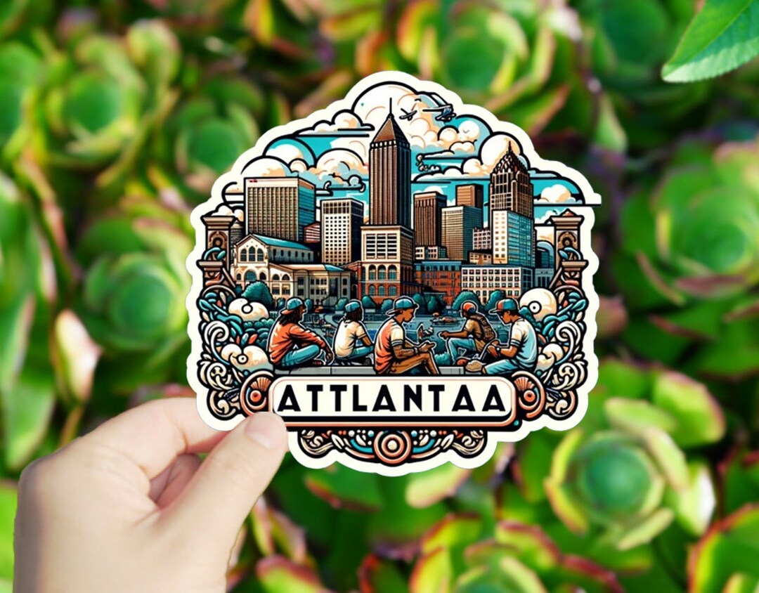 1 Pc ATLANTA Vinyl Sticker,stickers for Tablets Laptop Wall Car Windows ...