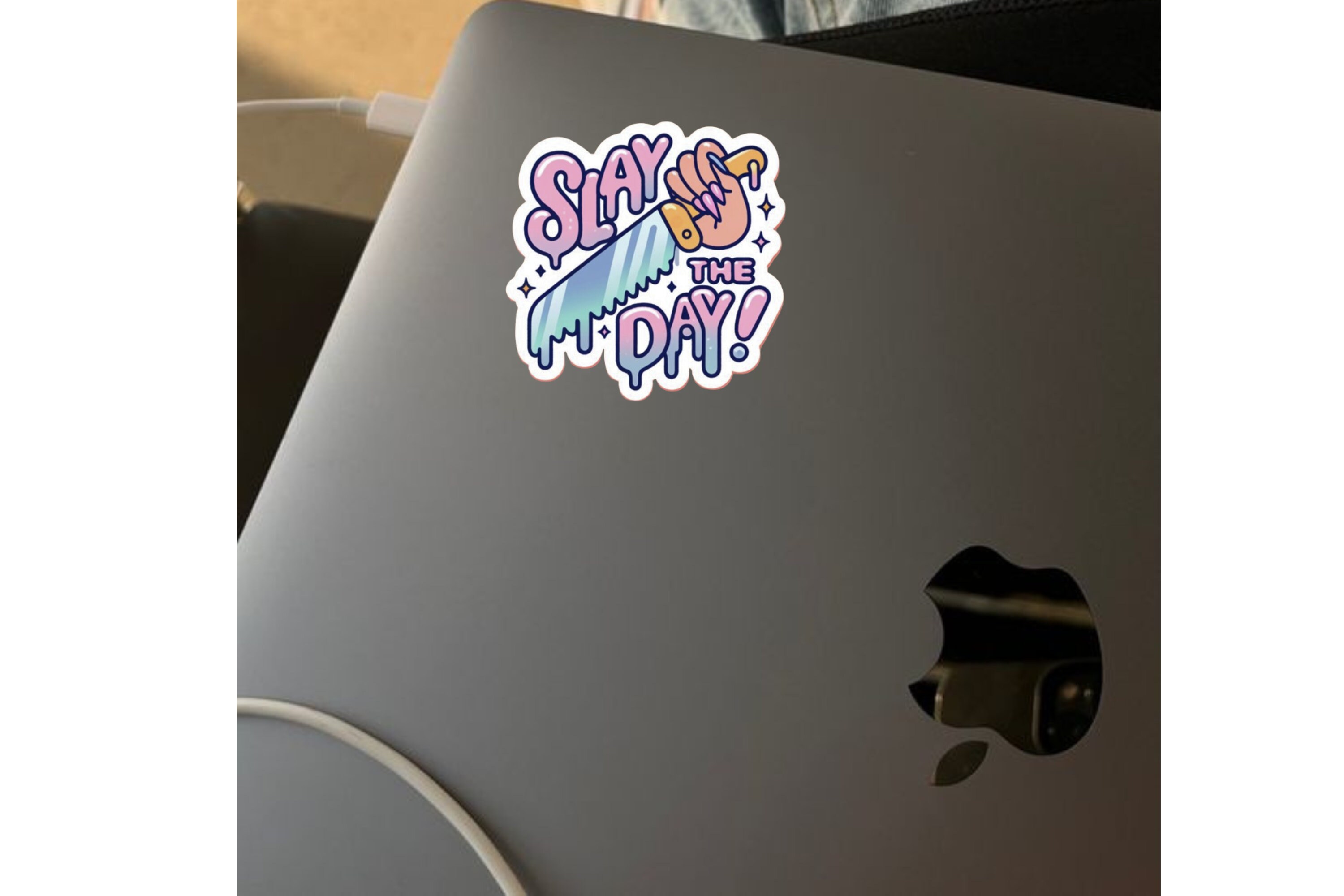 1 Pc "slay THE Day!" Vinyl Sticker,stickers for Tablets Laptop Wall ...