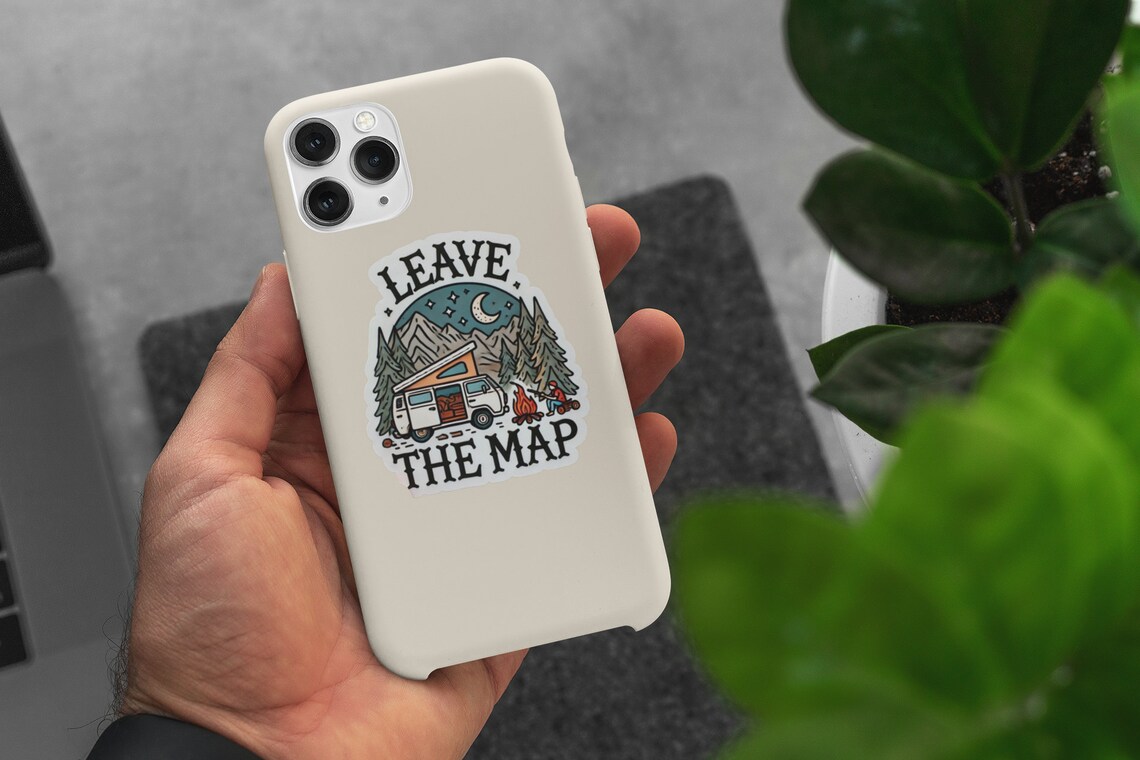 1 Pc Leave the Map Adventure Vinyl Sticker,stickers for Tablets Laptop ...
