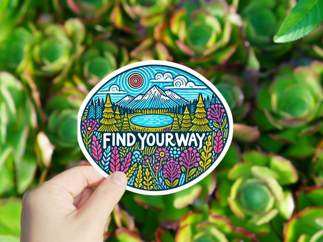 1 Pc Find Your Way Vinyl Sticker,sticker for Tablet Laptop Wall Car ...